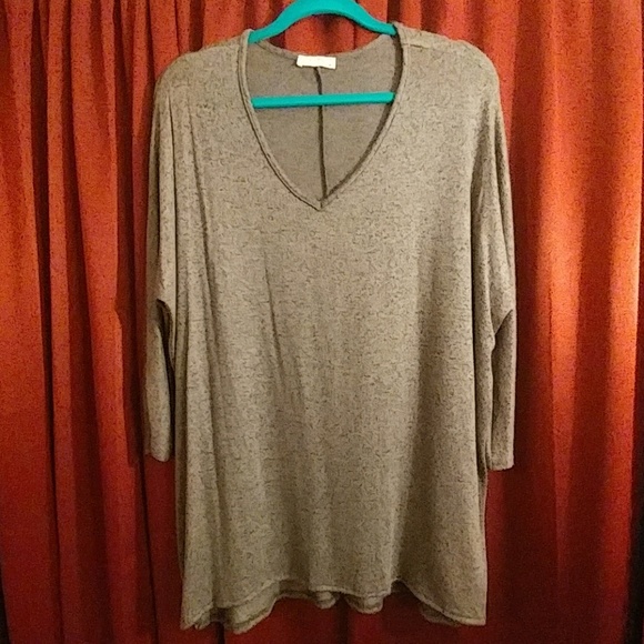 Olivia Rae | Tops | Olivia Rae Purpleblack Peppered Tunic | Poshmark